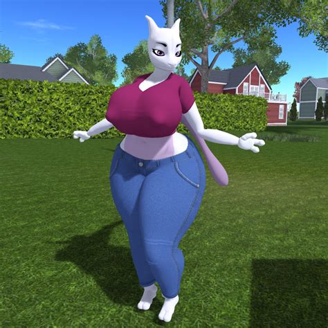 Rule 34 Big Ass Big Breasts Breasts Bubble Butt Ferialexonar Huge Ass Mewtwo Pokemon Pokemon