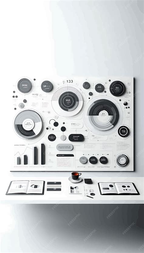 Modern Infographic Template For Business Reports And Data Visualization Premium Ai Generated