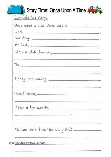 Best Grade Creative Writing Images On Pinterest Creative Writing Printable Worksheets