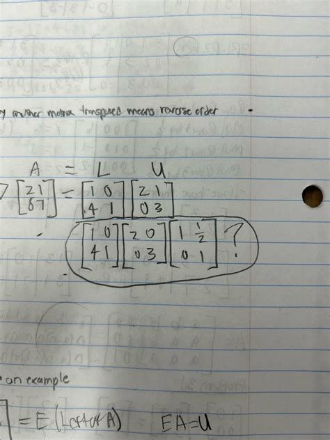 Linear Algebra Question R Askmath