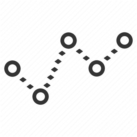 Chart Diagram Dots Dotted Plot Graph Report Trend Icon Download