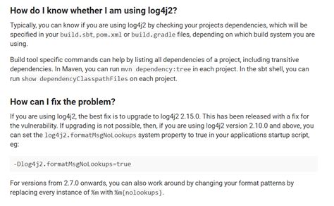 Lightbend Log4j Vulnerability Impact