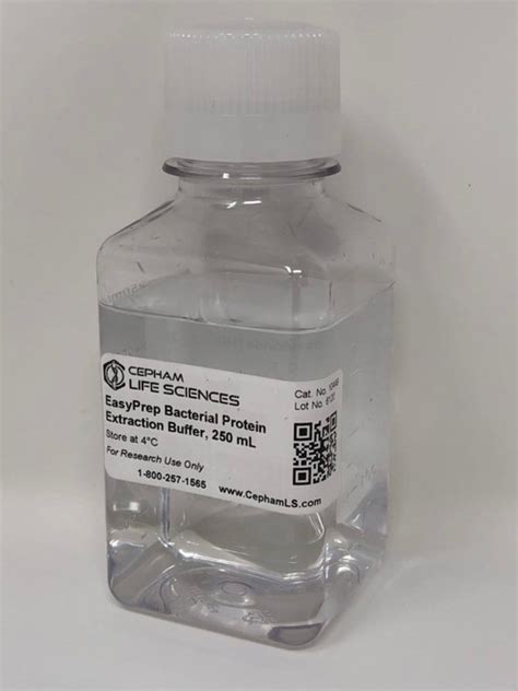 Bacterial Protein Extraction Buffer For Total Protein Extraction Without Sonication Or