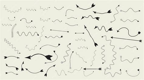 Premium Vector Set Arrow Icons Vector Collection Different Arrows