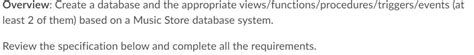 solved provide with sql query to generate music store