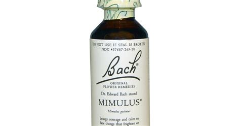 Mimulus Bach Flower Remedy 20ml Mimulus Guttatus Top Quality Herbs