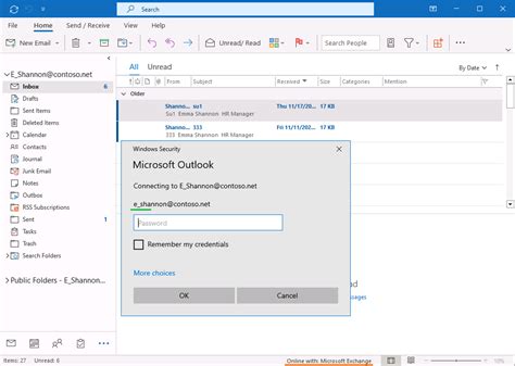 Outlook Always Asks A Password Microsoft Qanda