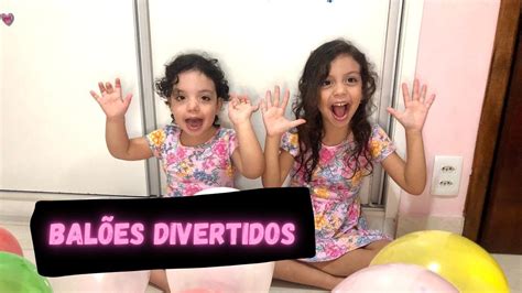 Jogo Dos Balões Divertidos Youtube