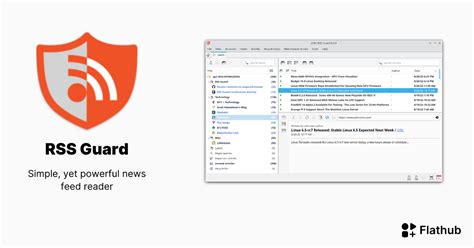 在 Linux 上安装 Rss Guard Flathub
