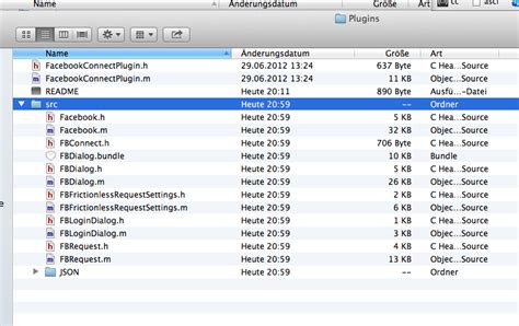 Ios Facebook Phonegap Plugin Does Not Show Up In Xcode Stack Overflow
