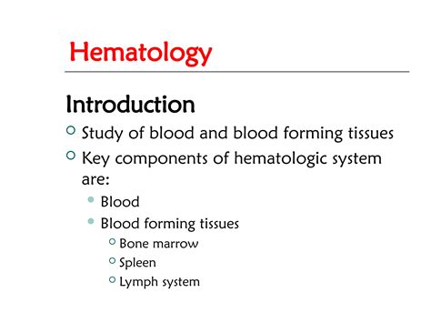 Pcd Hematology Physical Examinationppt