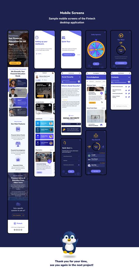 Fintech A Financial Literacy Course Web App On Behance