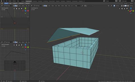 Roof Issues Distance From The House Different Angles Of The Roof Modeling Blender Artists