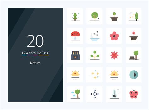 Nature Flat Color Icon For Presentation Vector Art At Vecteezy