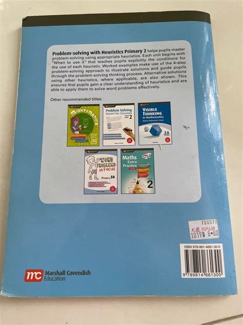 Problem Solving With Heuristics Primary Maths 2 Hobbies And Toys Books And Magazines Assessment