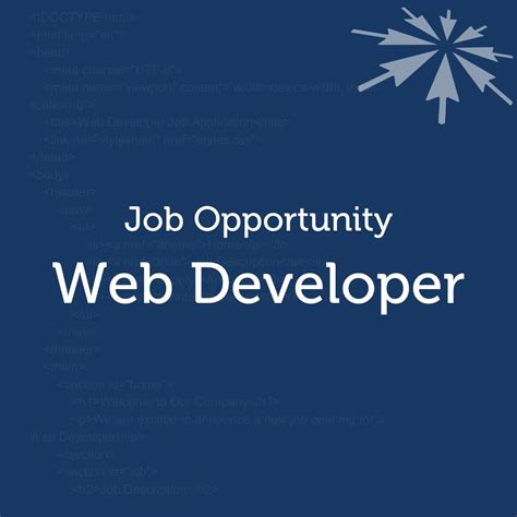 The Web Advisors On Linkedin Thewebadvisors Hiring Webdeveloper