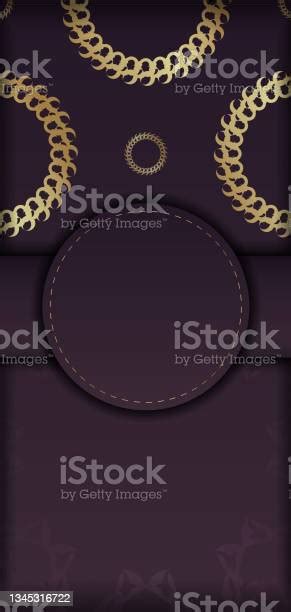 당신의 디자인을위한 빈티지 골드 패턴엽서 템플릿 부르고뉴 색상 0명에 대한 스톡 벡터 아트 및 기타 이미지 0명 금색 꽃 식물 Istock