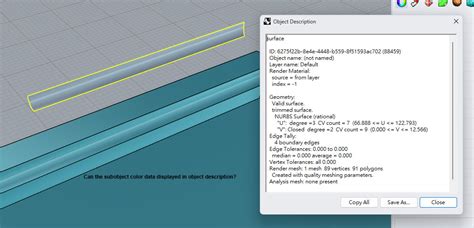 Ways To Check Color Code Of A Surface Assigned In Sub Object Mode
