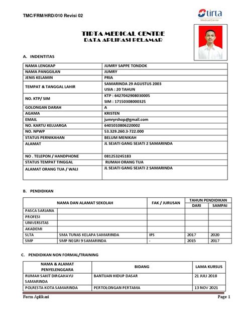 Form Tmc Pdf