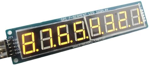 Digit SPI Segment LED Display Learn At CAROBOT