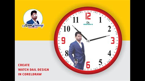 Clock Design In Coreldraw Coreldraw Tutorial In Hindi Urdu Azam