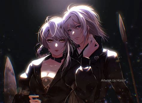 Kaine And Nier Nier And More Drawn By Hora K Danbooru