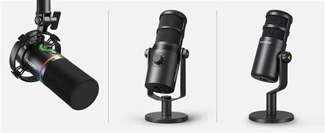 Maono PD100, P200X, and PD400X Dynamic Microphone Comparison