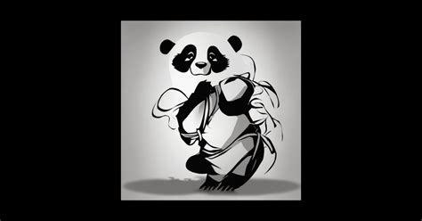 Pandas Shadow Silhouette Anime Style Collection No 60 Digital Art