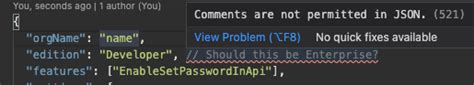 Why Does Vs Code Allow Comments In Json Files Within Vscode But Not