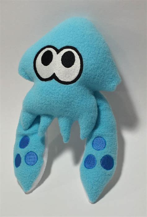 Splatoon Blue Squid Custom Plush By Kitamonplush On Deviantart