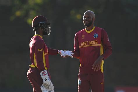 Roston Chase Celebrates After Dismissing Scott Edwards