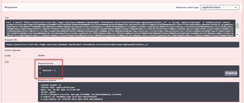 Use Machine Learning To Enrich Employee Data With Swagger Ui Sap Tutorials