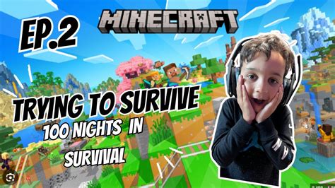 🌙ep2 Surviving 100 Nights In Minecraft Hardcore Java Edition 🌟 Youtube