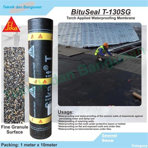 Sika Membrane Bituseal T 130sg Lazada Indonesia