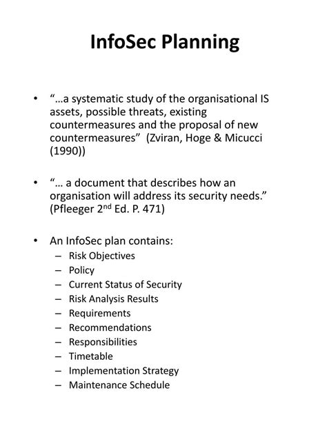 PPT INFORMATION SECURITY PLANNING IMPLEMENTATION PowerPoint Presentation ID 5731928