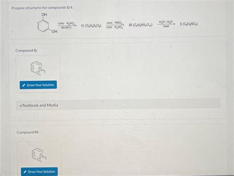Solved Propose structures for compounds G-1: 60−65C cone | Chegg.com