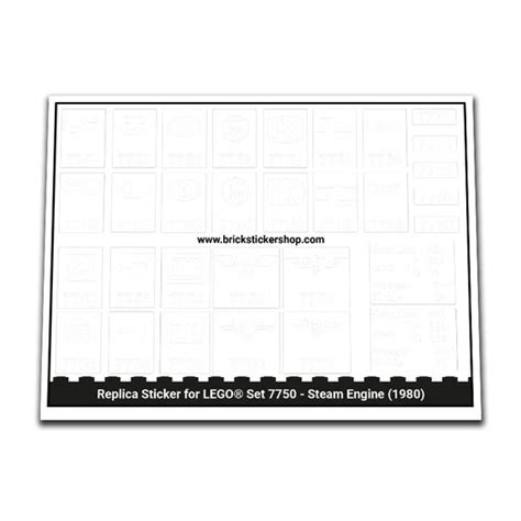 Lego Sticker High Quality Replacement Brickstickershop Brickstickershop