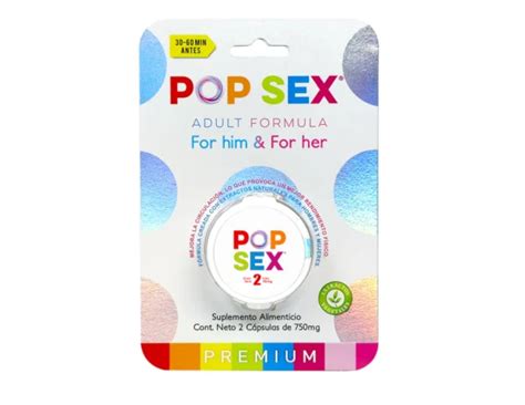 Pastillas Pop Sex 2 For Him For Her 2 Capsulas 750mg Mx
