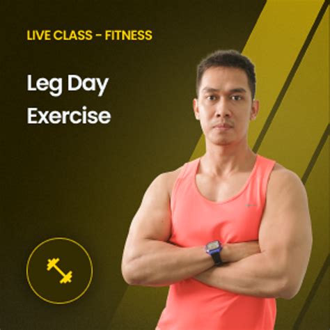 Live Class Leg Day Exercise Live Class Fitness Kelas Fitness