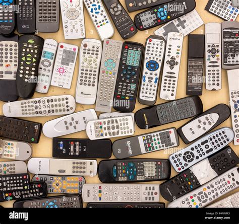 Remote Controls Electronic Waste Stock Photo Alamy