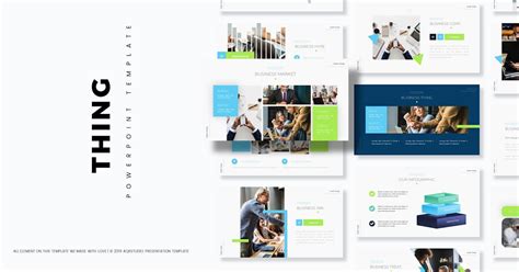 вещь Powerpoint Шаблон Шаблоны презентаций Включая яркий и чистый Envato Elements