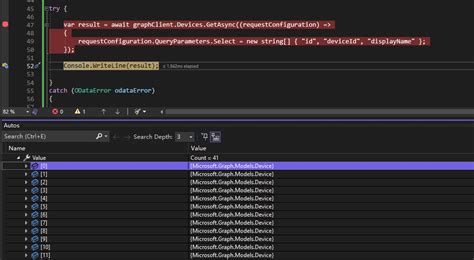 Troubleshooting Error Messages While Querying Microsoft Graph Through