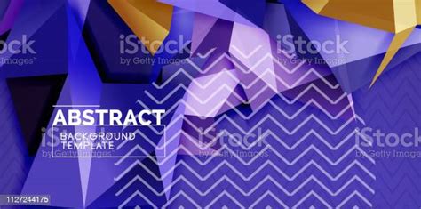 벡터 삼각형 3d 도형 배경 현대 포스터 디자인 0명에 대한 스톡 벡터 아트 및 기타 이미지 0명 결정체 곡선 Istock