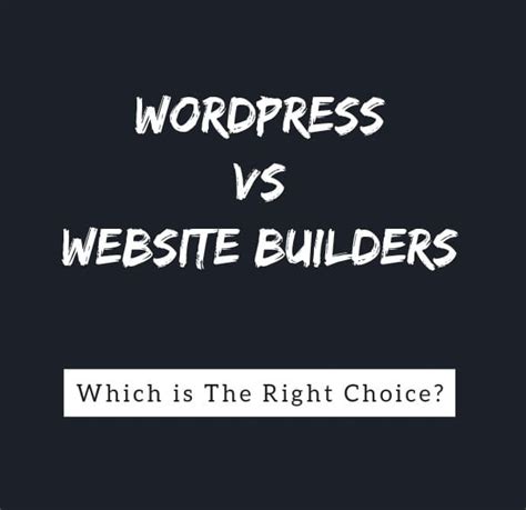 Wordpress Vs Website Builder Similarities And Differences Seo Content Marketing Social