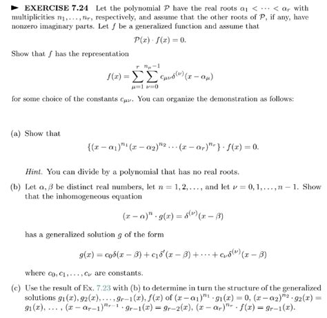 Find All Generalized Functions F That Satisfy Each Of