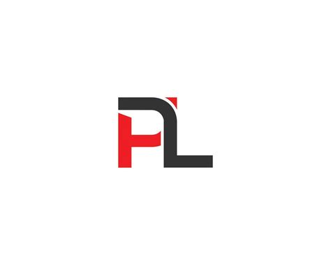 PL Letter Logo Initials Design Vector Illustration 24544467 Vector Art