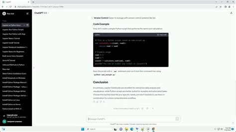Jupyter Notebook Vs Python Script Youtube