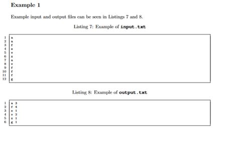 Solved Task Frequency Of Elements Write A Program That Chegg