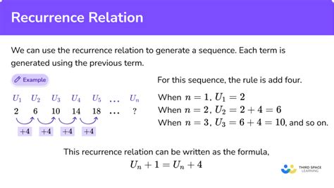 Recurrence Relation Gcse Maths Steps And Examples