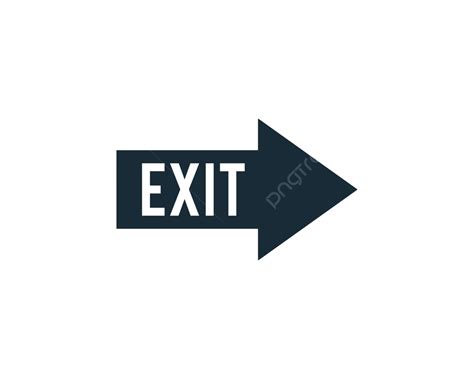 Exit Arrow Icon Design Template Elements Graphic Button Escape Vector Graphic Button Escape